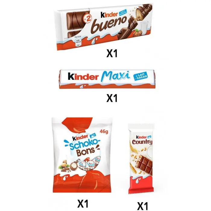 ᐉ Купить Новогодний набор сладостей Kinder Maxi Mix Единорог, 133 г по ...