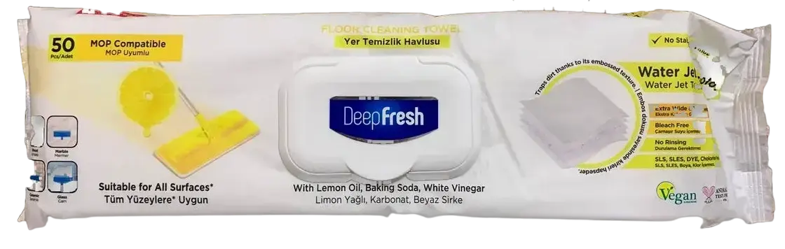ᐉ Купити Серветки для миття підлоги Deep Fresh лимон, 50 шт за ціною ...