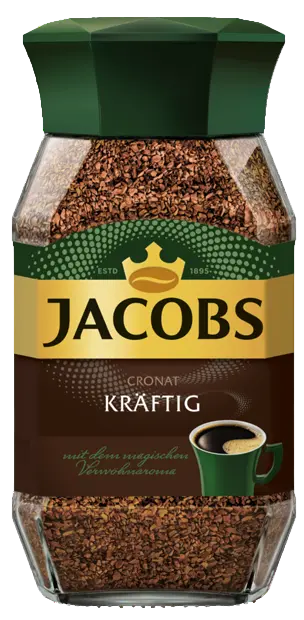 ᐉ Купить Кофе растворимый Jacobs Cronat Kraftig, 190 г по цене: 260 грн ...