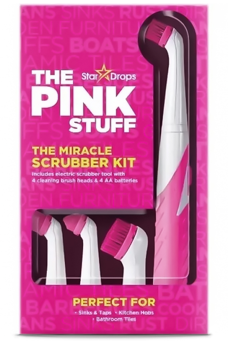 ᐉ Купити Щітка для прибирання The Pink Stuff Scrubber Kit, 4 насадки за ...